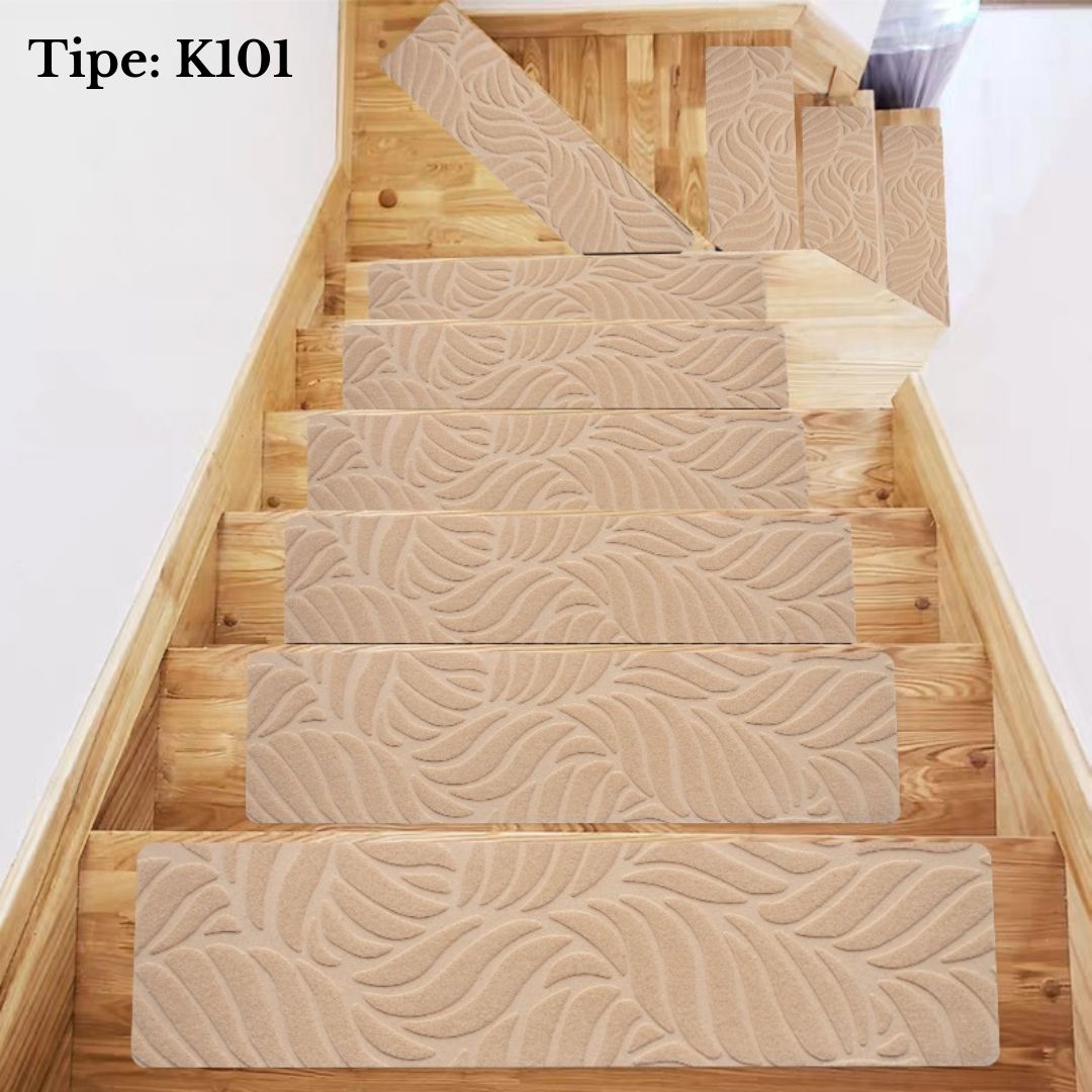 KOKOMI Karpet Tangga Anti Selip Seri KAI Keset Anak Tangga Tidak Licin ...