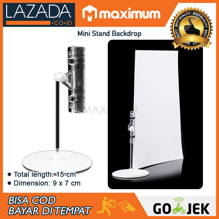 MAX COD - [STAND BACKDROP MINI] Stand Backdrop Foto Studio Mini ...