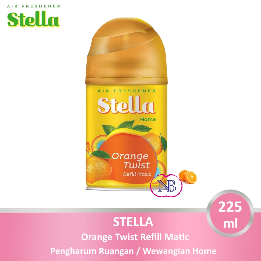 Stella Matic Refill Orange Twist Pengharum Ruangan - 225 ml | Lazada ...