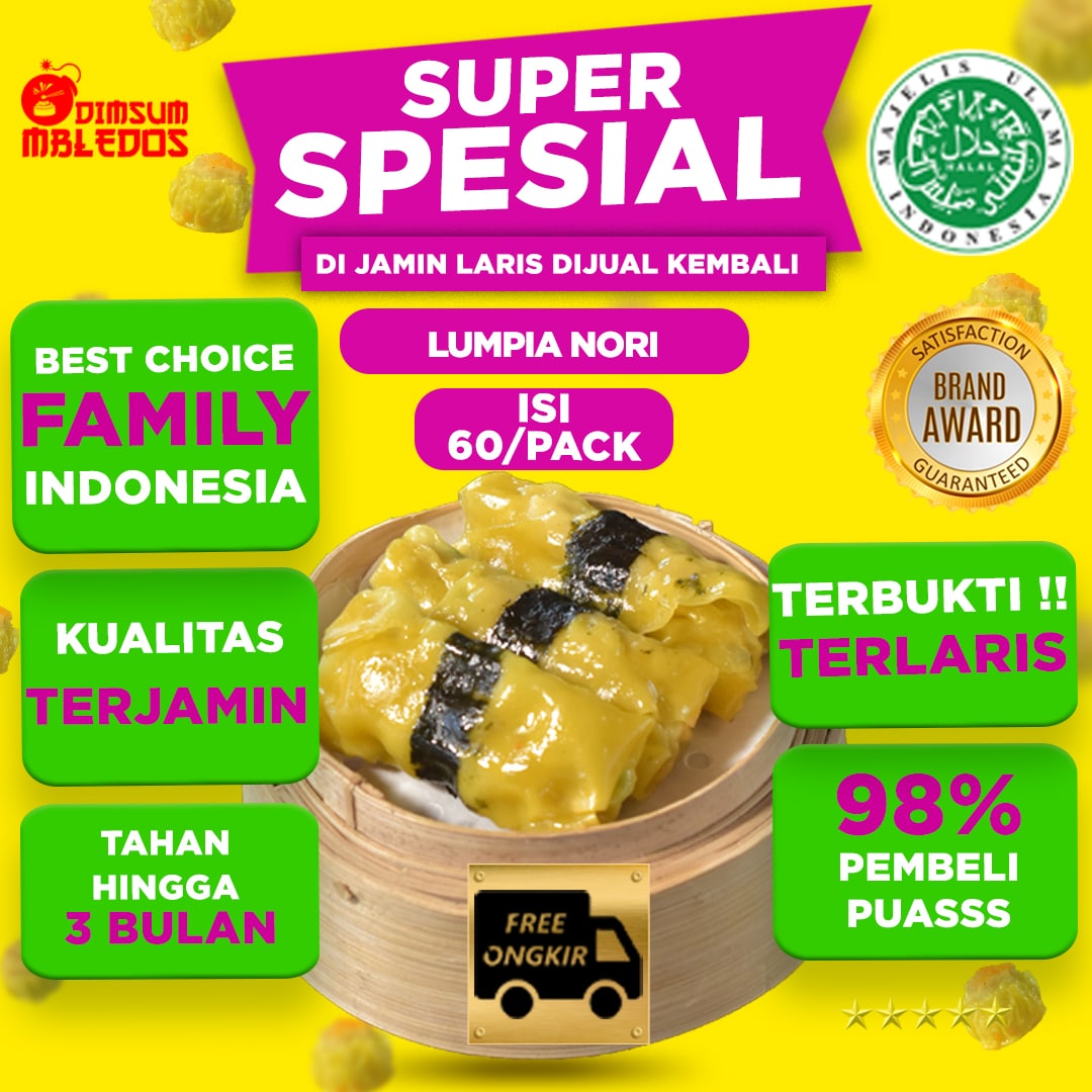 Dimsum Lumpia Nori- Istimewa- Dim sum Nori Spring Roll- Rumput laut ...