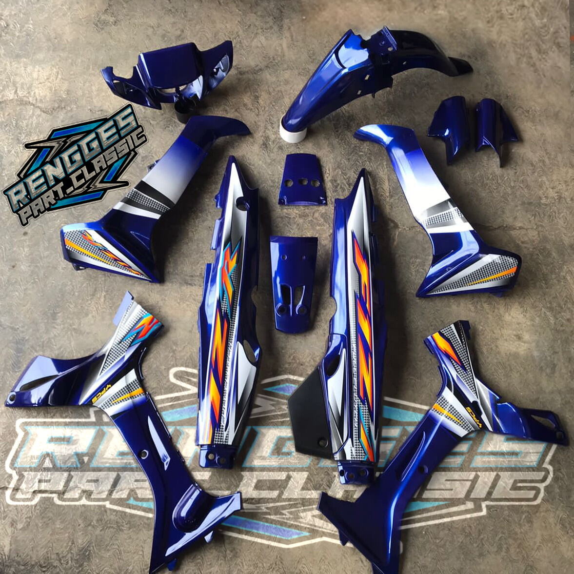 paket bodi body fiz r cover body halus fiz r set striping | Lazada ...