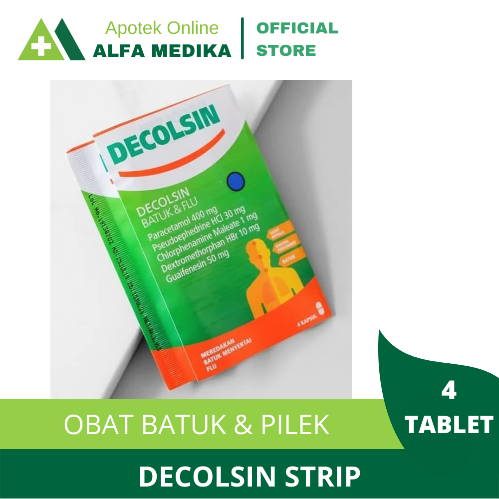 Decolsin 4 Kapsul | Lazada Indonesia
