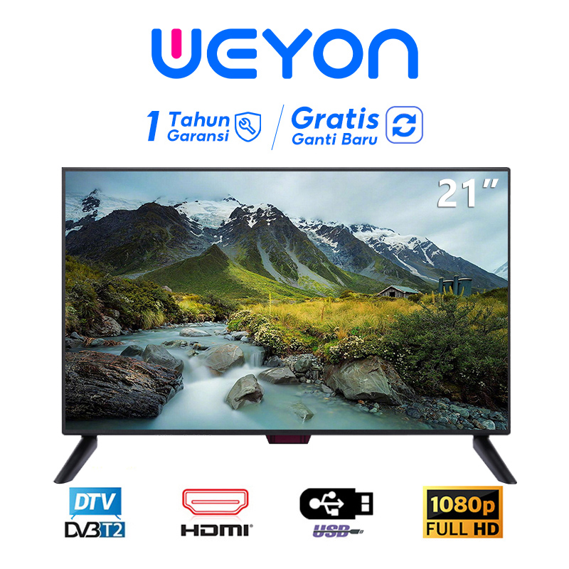 WEYON TV LED 21.5 inch HD Ready Televisi Murah(W21.5 A) | Lazada Indonesia