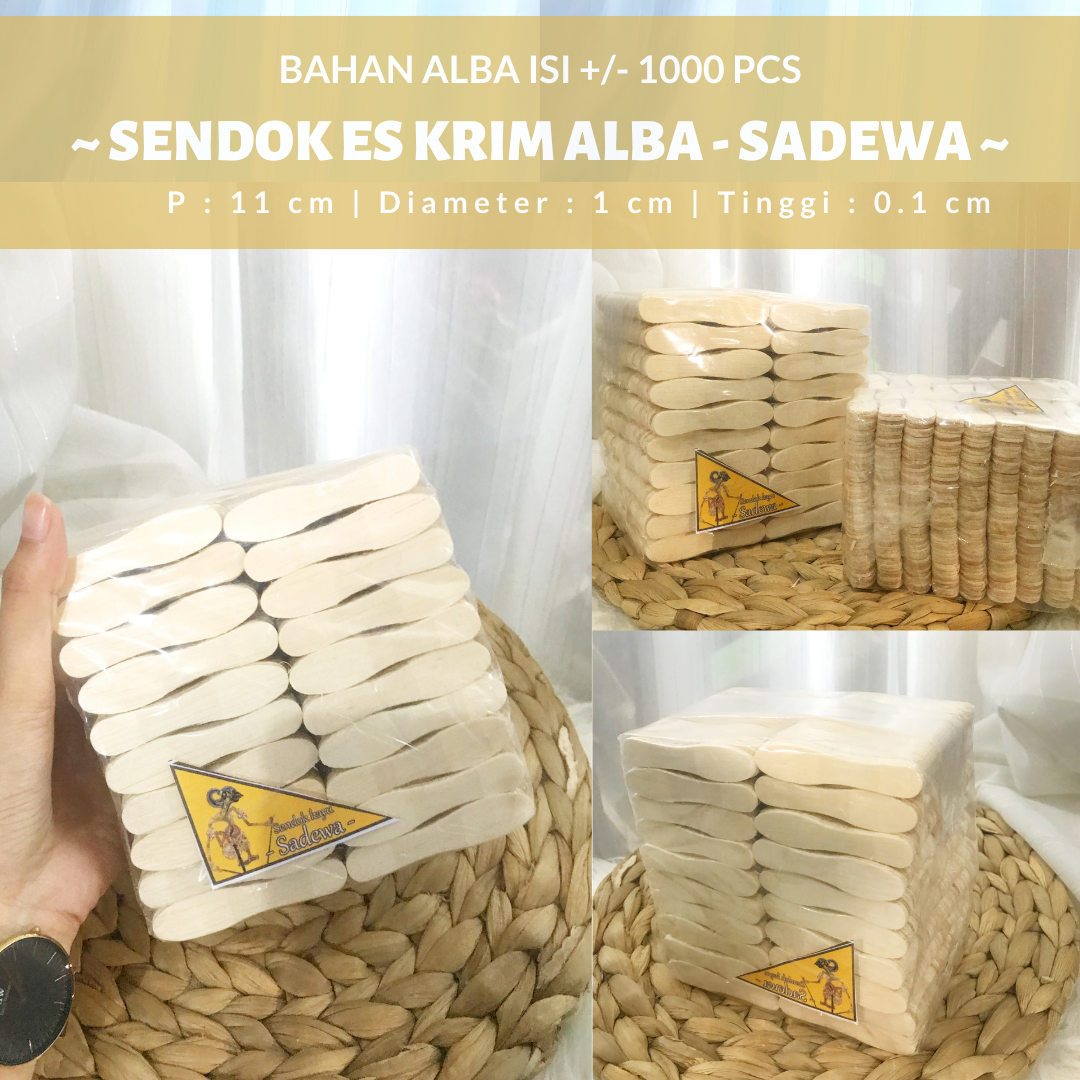 sendok es cream kayu - kayu untuk es krim - Sendok Es Krim Unik ...