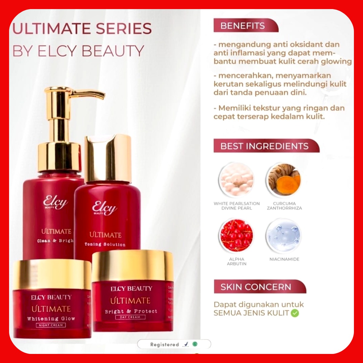 Terlaris / Paket Elcy Beauty Ultimate LC KF Skin | Lazada Indonesia