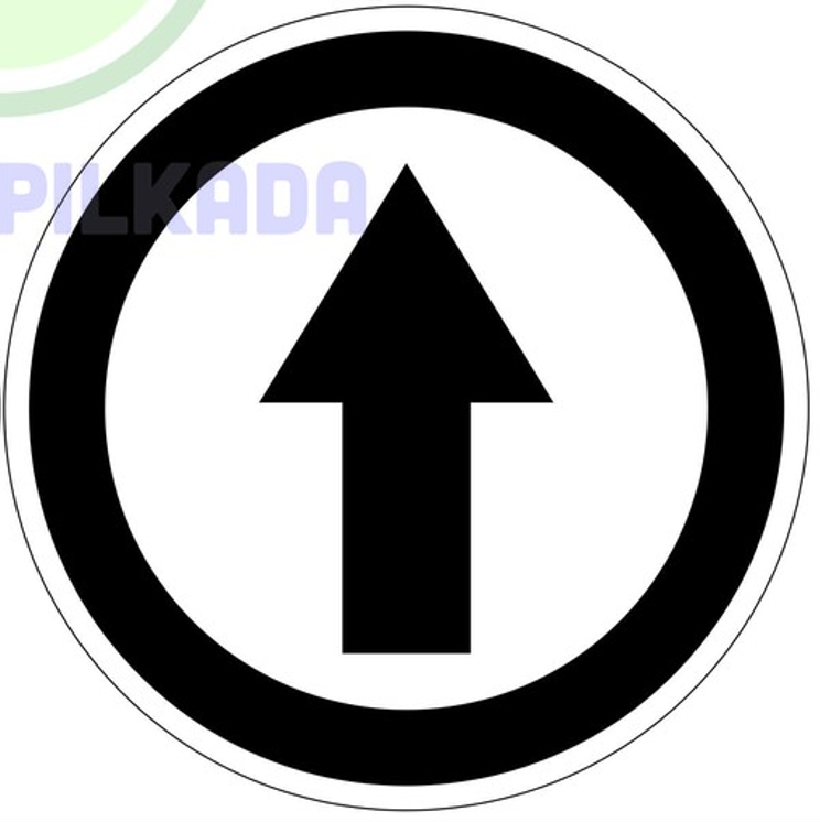 STIKER VINYL PANAH ARAH BULAT (DIJUAL SATUAN) | Lazada Indonesia