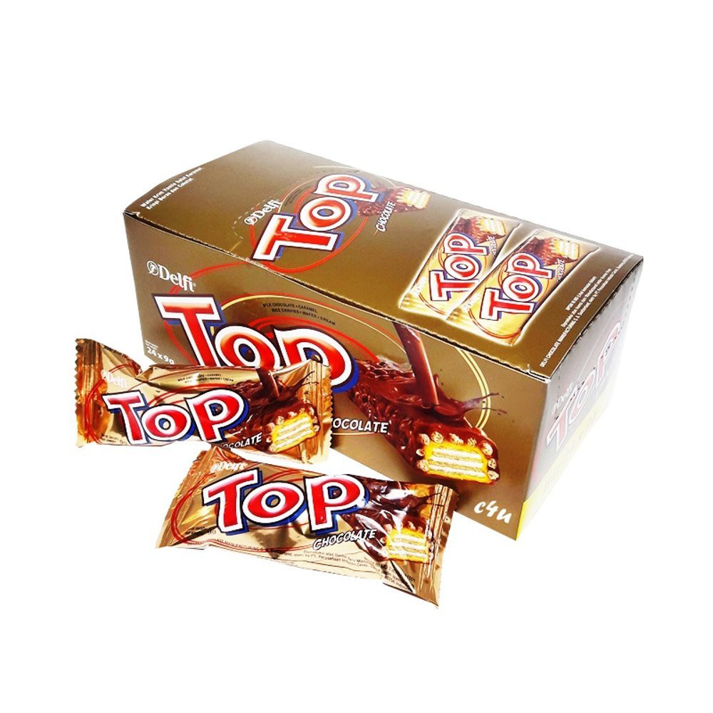 TOP Wafer 1 BOX Varian Coklat / Varian Black and White | Lazada Indonesia