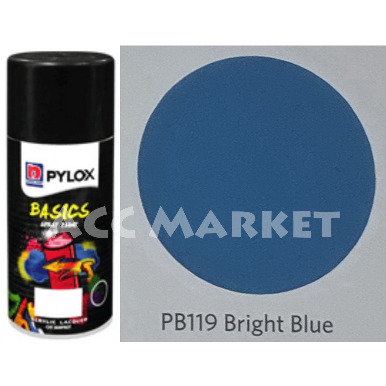 Pylox Basics Pilox Pilok Cat Biru Blue Bright 119 | Lazada Indonesia