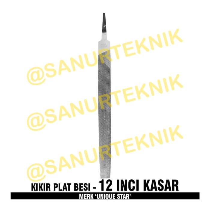 Kikir besi lurus / kikir besi gepeng / kikir besi plat ukuran 12 inch ...