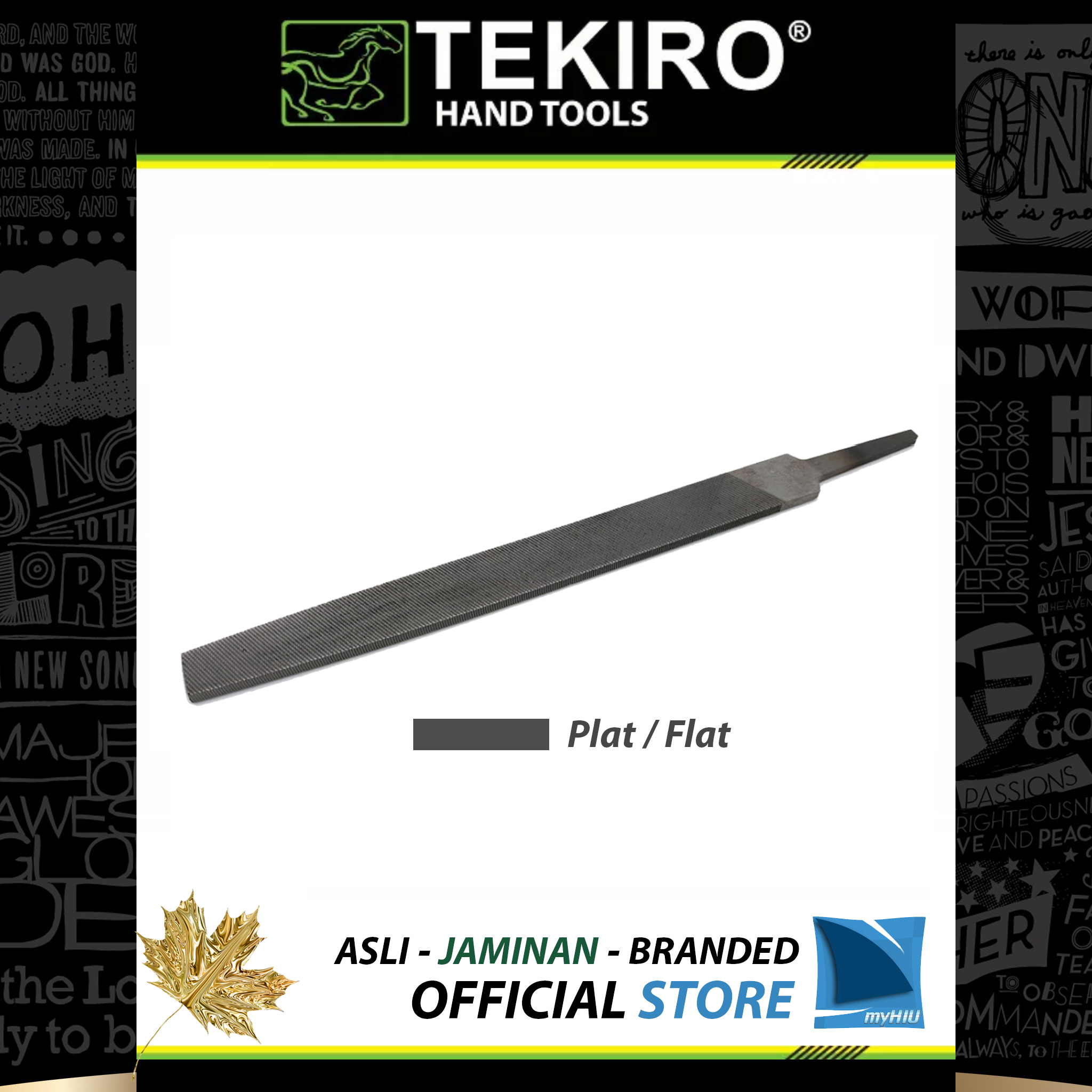 Kikir Plat 12" inch Halus / Smooth Flat Files TEKIRO | Lazada Indonesia