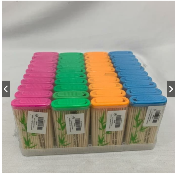 Tusuk Gigi murah model mancis warna / Toothpick Bamboo Import | Lazada ...