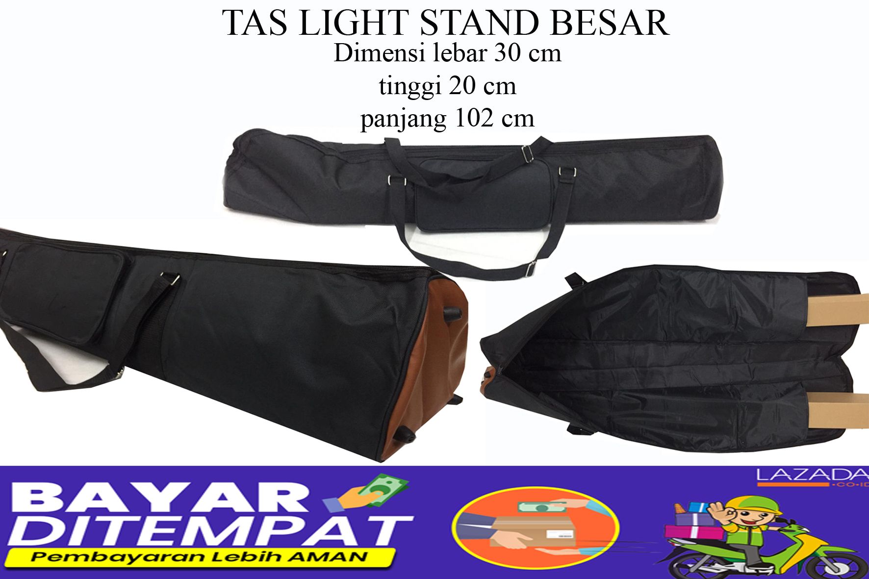 TAS LIGHT STAND BIG / TAS TRIPOD BESAR | Lazada Indonesia