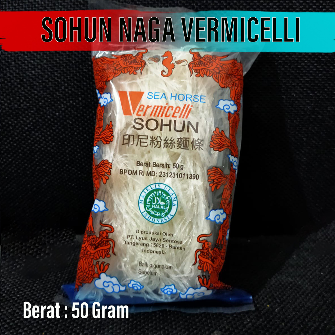 SOHUN SOUN NAGA VERMICELLI SEA HORSE / SOUN KUDA LAUT 50 GR | Lazada ...