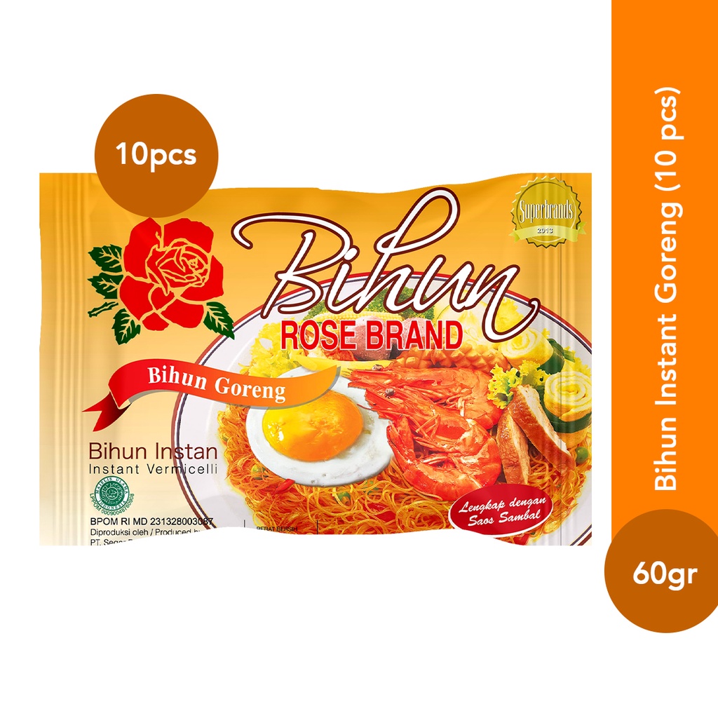 Rose Brand - Bihun Instant Goreng Special 10 Pcs | Lazada Indonesia