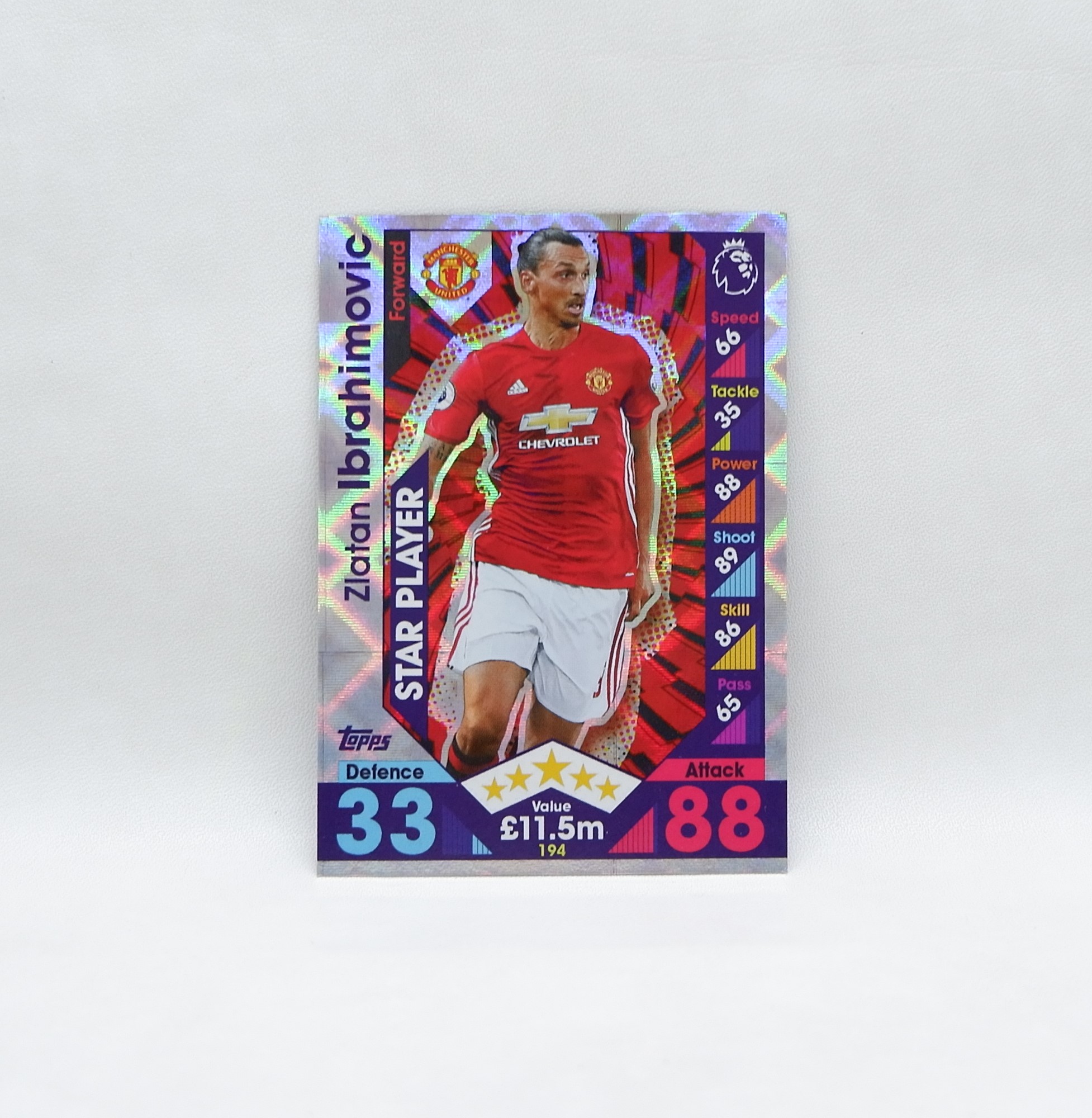 Trading Cards Zlatan Ibrahimovic Manchester United Star Player | Lazada ...