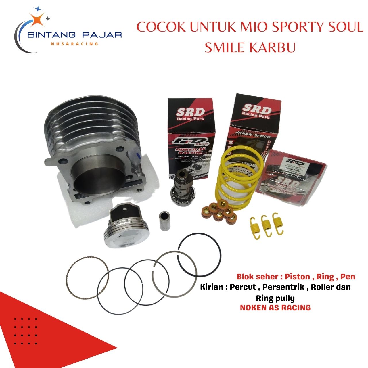 Paket Bore Up 150 CC Mio Karbu: Tingkatkan Performa dengan Smile Sporty ...
