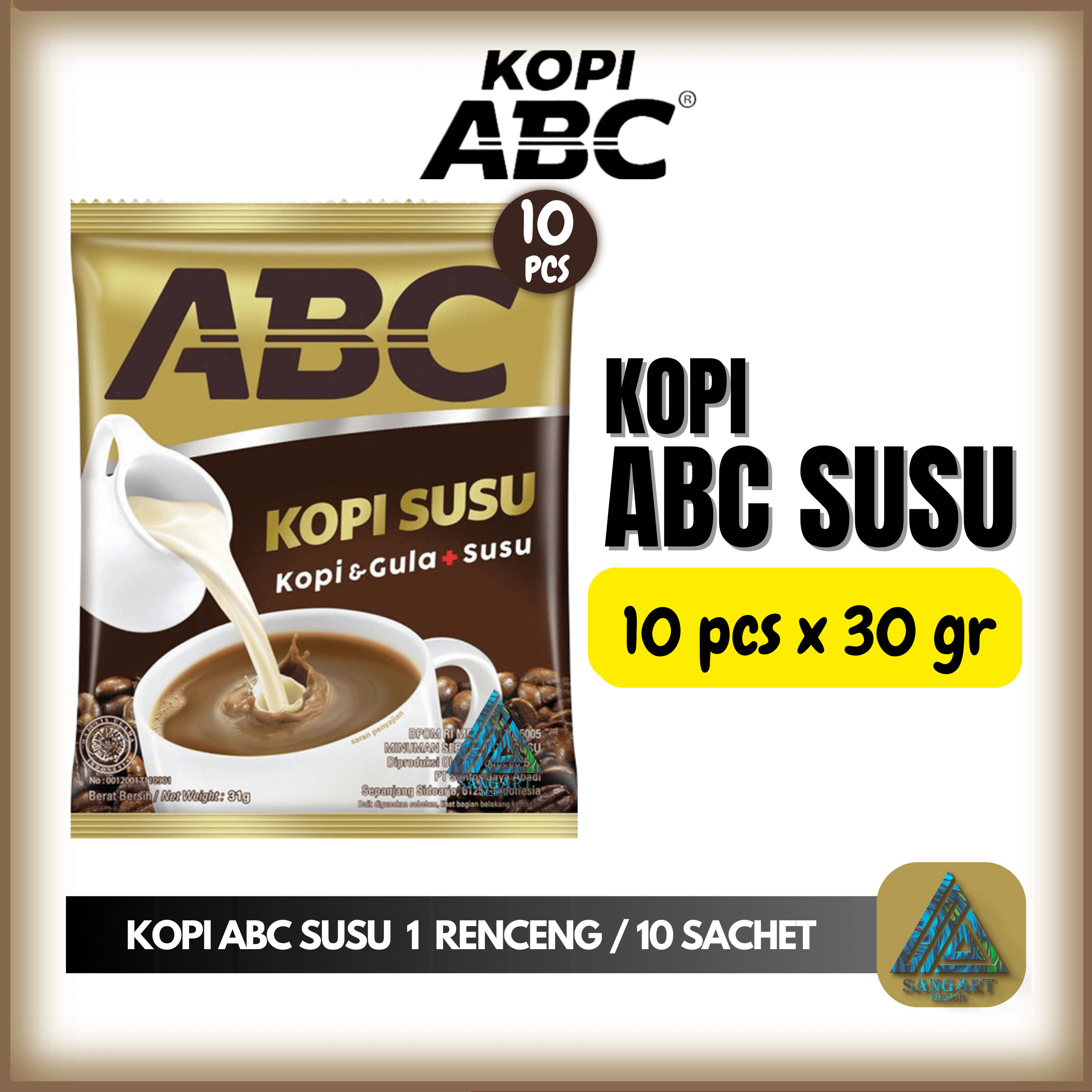 Kopi ABC SUSU 1 Renceng Promo (10 Sachet) | Lazada Indonesia