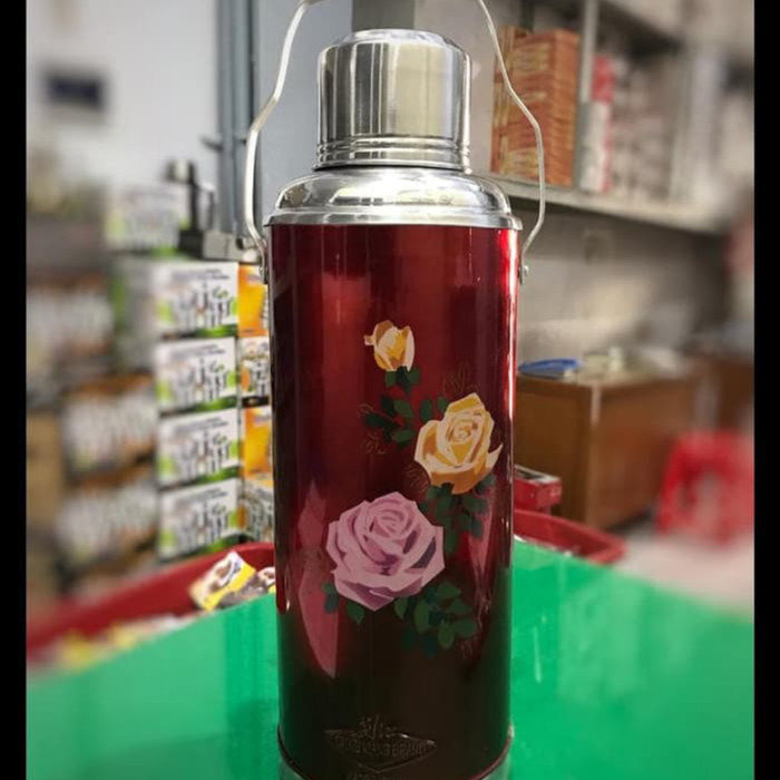 THERMOS KALENG RRT / TERMOS JADUL / CHING KIANG / TERMOS MERAH (P4A5 ...
