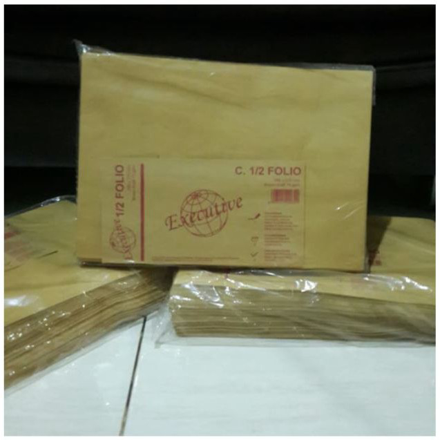 Amplop Coklat Executive C. 1/2 Folio ( 185 x 270 mm ) isi 100 | Lazada Indonesia