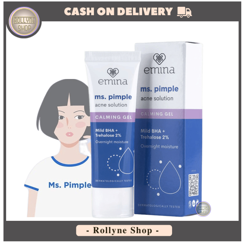 Emina Ms Pimple Acne Solution Calming Gel 20 mL | Lazada Indonesia