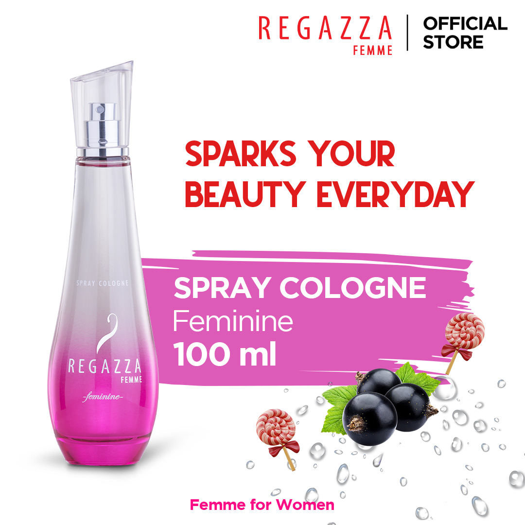 Regazza Spray Cologne Feminine - Pink, 100ml | Lazada Indonesia