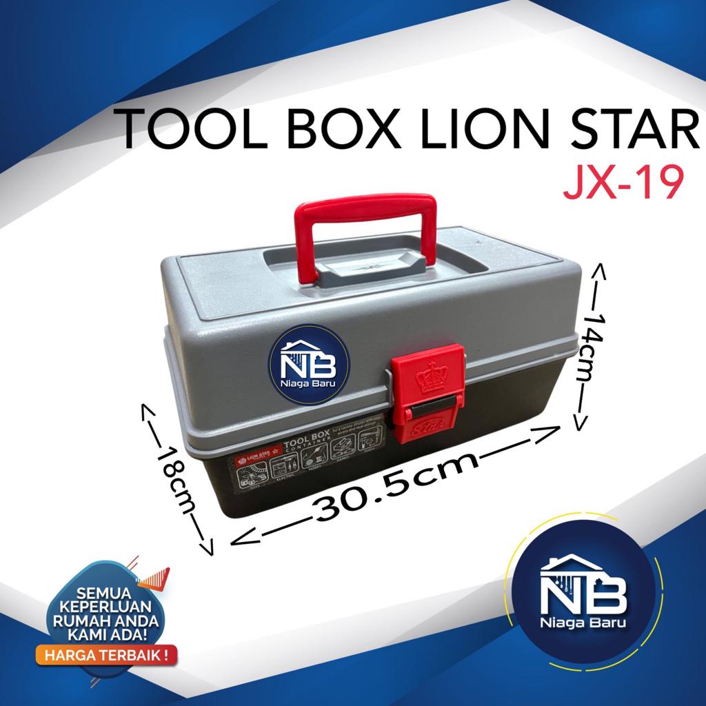 Tool Box Toolbox Lion Star Jx-19 Toolbox 01 | Lazada Indonesia
