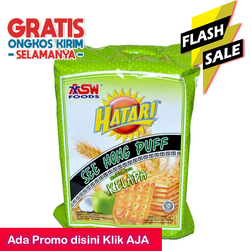biskuit Hatari See Hong Puff kelapa 245 gr | Lazada Indonesia