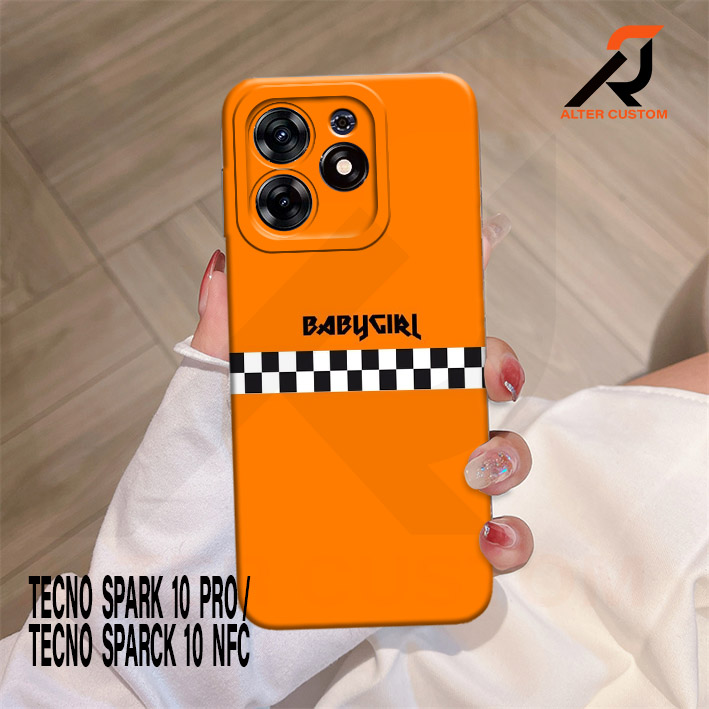 Alter Custom Case Fashion Pink Art Untuk Tecno Spark 10 Pro Tecno Spark 10 Nfc Case Tecno