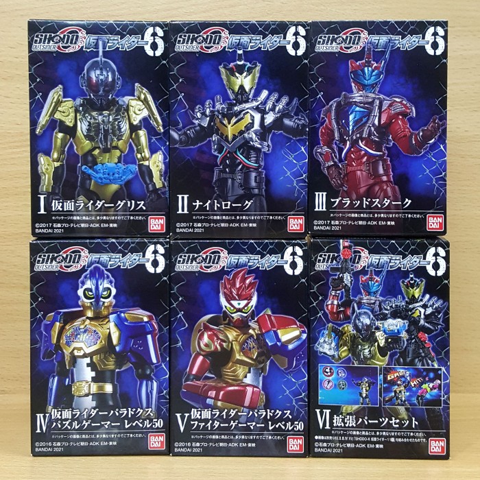 SHODO-O Kamen Rider 6 [6/SET] Grease Night Rogue Blood Stalk Paradox ...