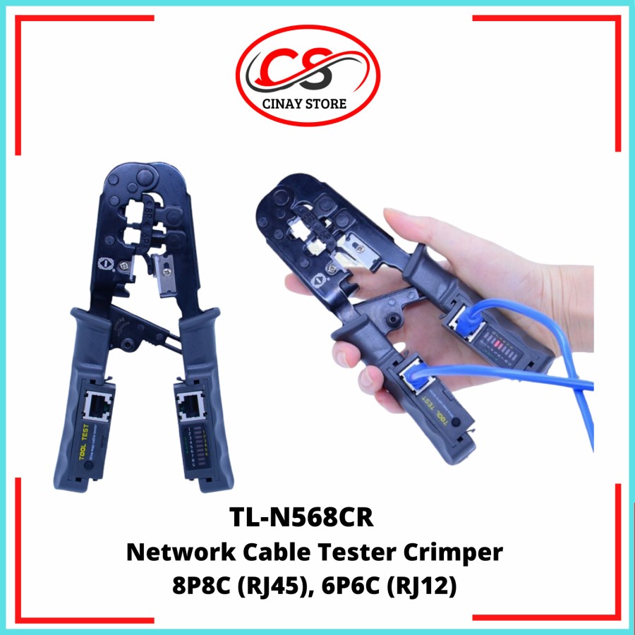 Crimping Tools / Tang RJ45 + Kabel Lan Tester | Lazada Indonesia