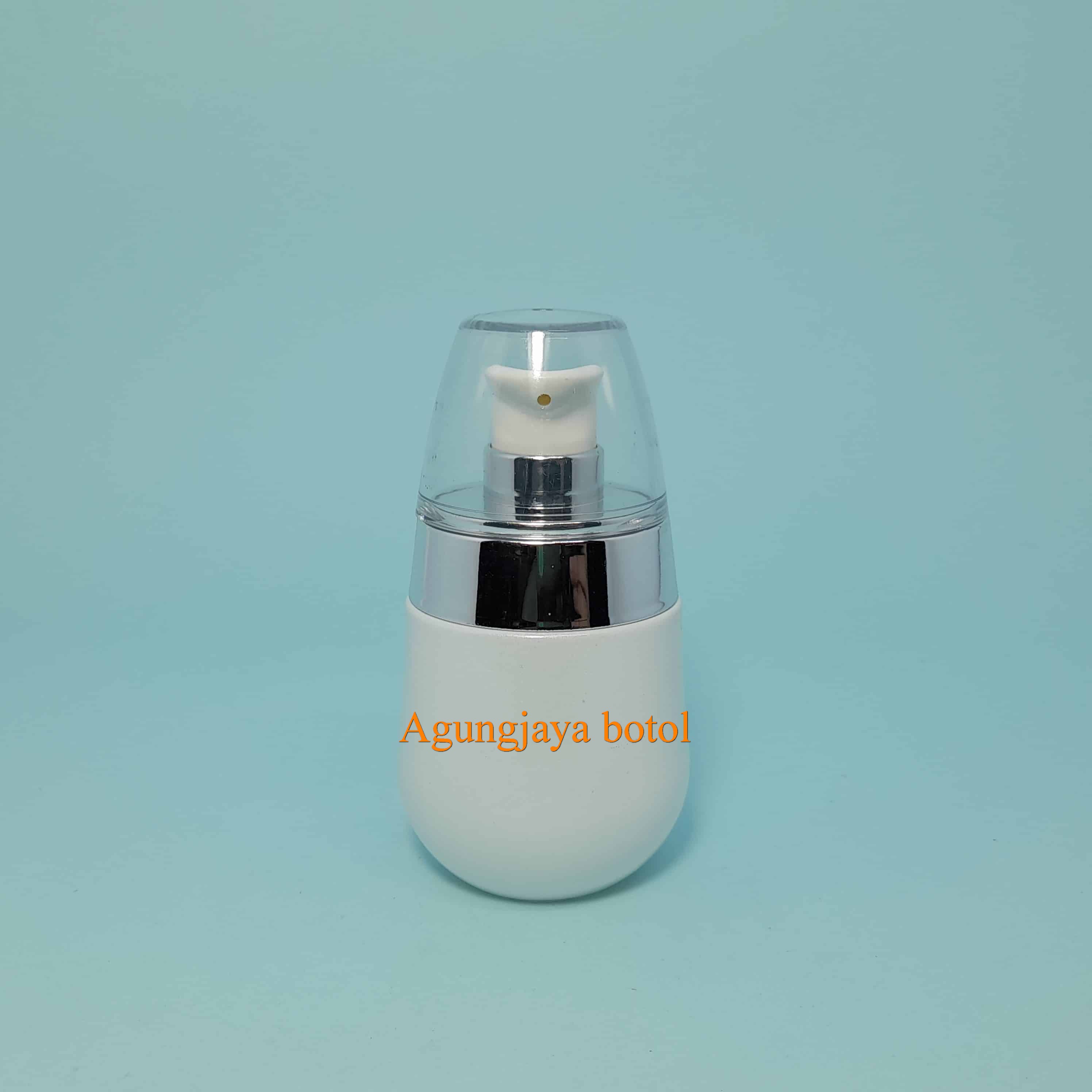 Botol Pump Vaccum 40 Ml Kaca Serum / Botol Acrilic / Botol Vaccum ...