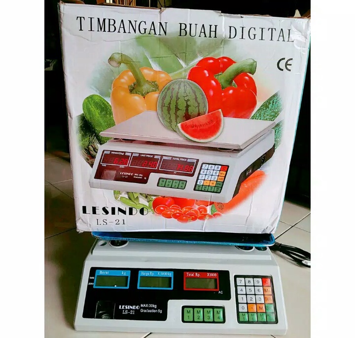 Timbangan buah digital 30kg LESINDO LS-21 | Lazada Indonesia