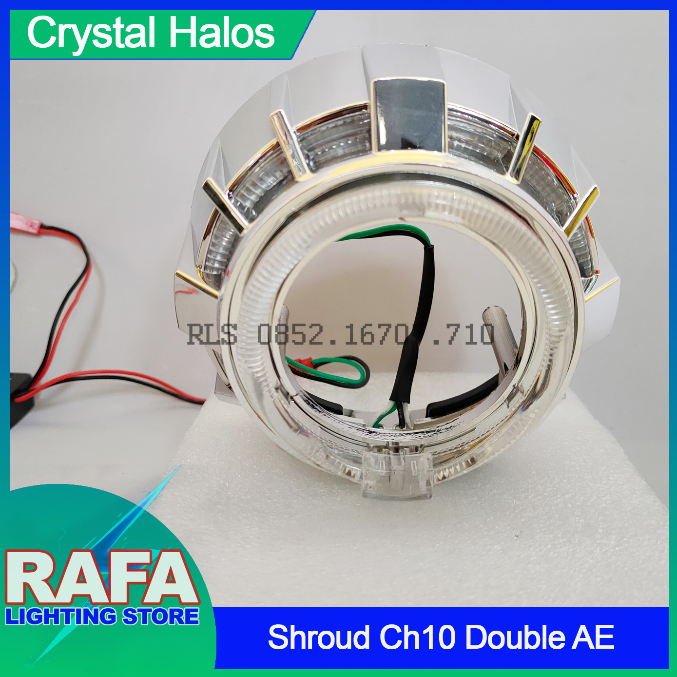 CH10 Casing | Shroud Projector Doble Crystal Angel Eyes+ Driver ...