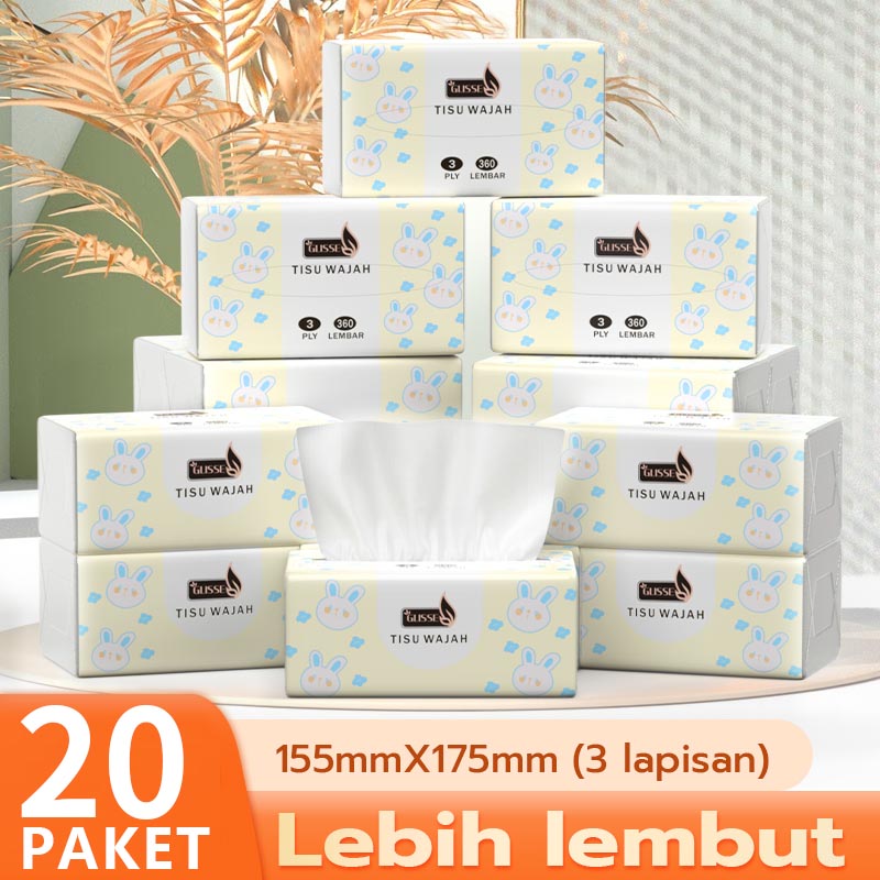 Weyon Glisse Tissue 360 Tissue Lepasan Berkapasitas Besar Tissue Wajah ...