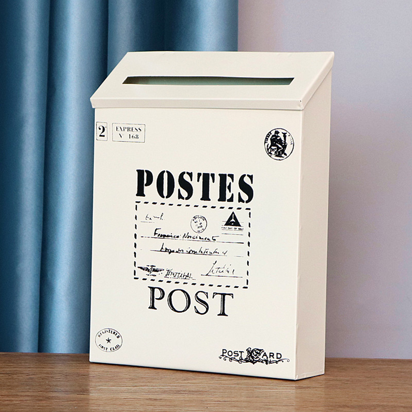 Kotak Surat Pos Mail Box Bahan Besi Plat Kotak Surat Dinding Tempel ...