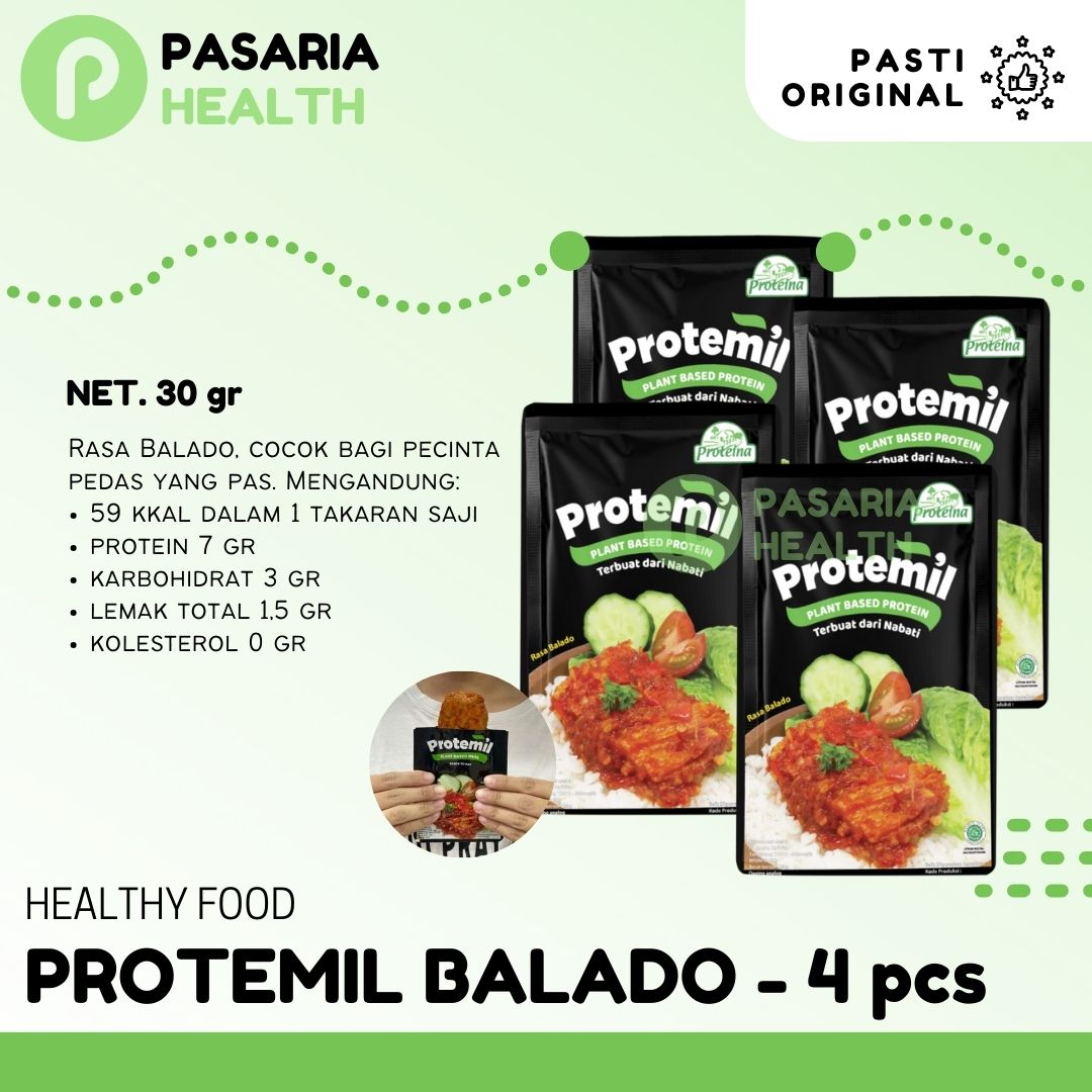 PROTEMIL Balado/Gulai/Opor Isi 4 Pcs 30 Gram Paket Proteina Daging ...