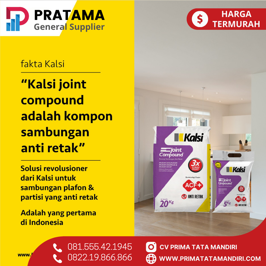 Kalsi Joint Compound 5kg / Kompon Kalsiboard / KALSI / Kompon / Cornice ...