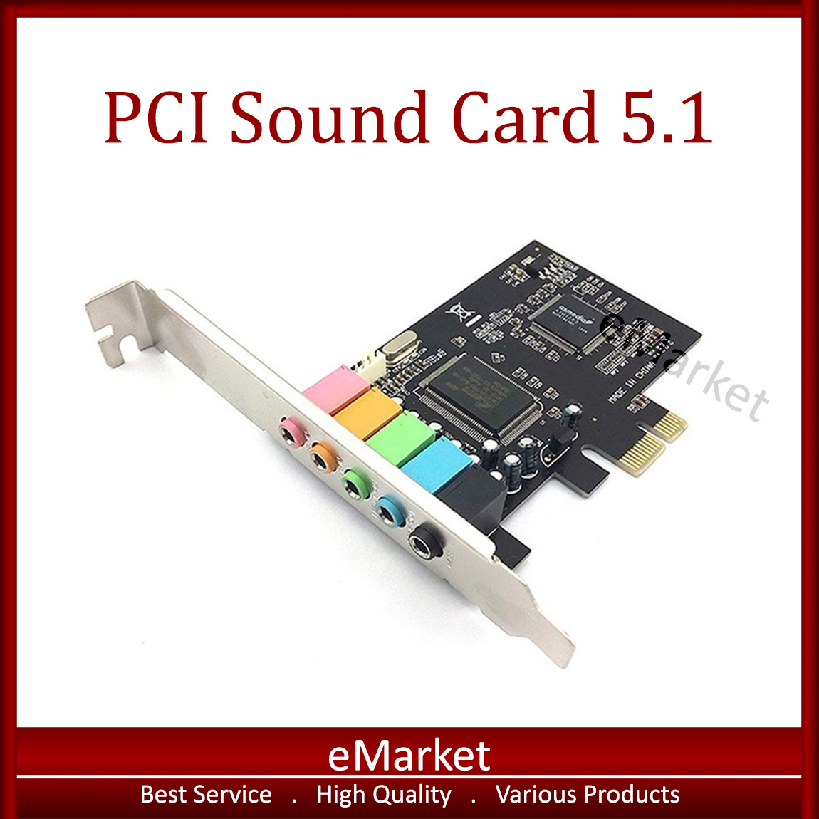 PCI Sound Card 5.1 / PCI-E Express Soundcard PC | Lazada Indonesia