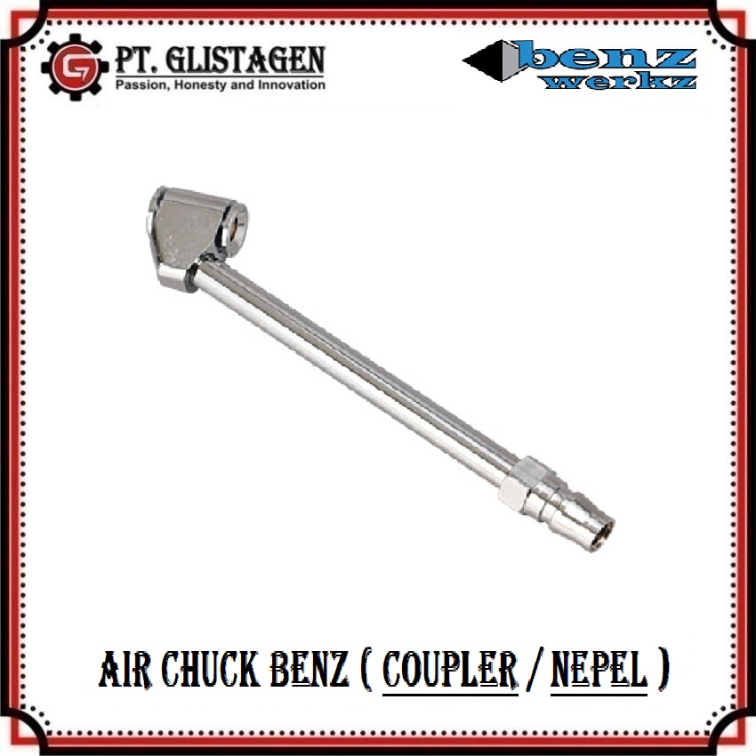 BENZ Air Chuck Pengisi Angin Ban Tire Chuck Nepel Coupler ORIGINAL ...