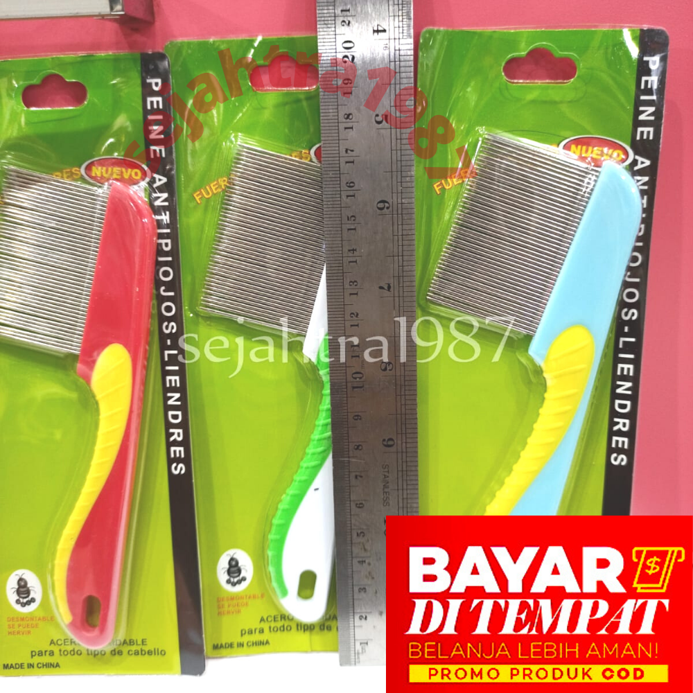 Sisir Kutu Logam / Serit Logam Kutu Dan Ketombe Gagang Panjang / SERIT ...