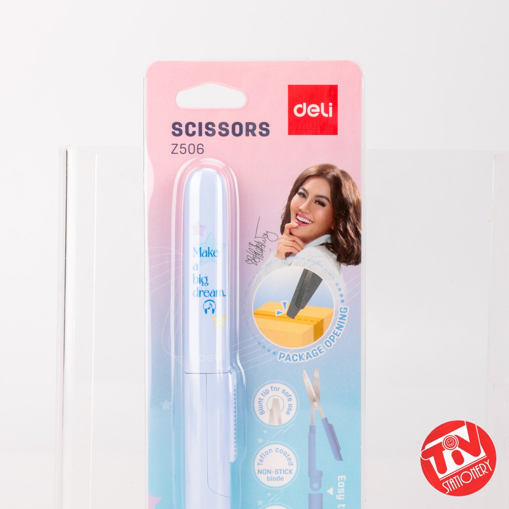 [DELI X AGNEZ MO] Deli Portable Scissor / Gunting Portabel Lucu Besi ...