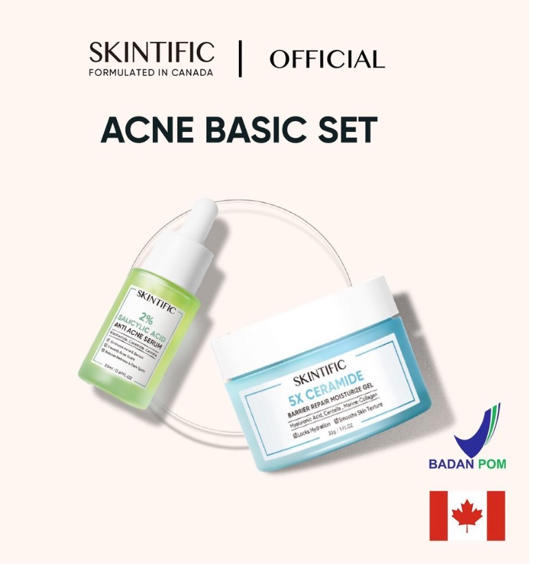 [BPOM] SKINTIFIC Skincare Basic Series | Hydration Set | Acne | Repair ...
