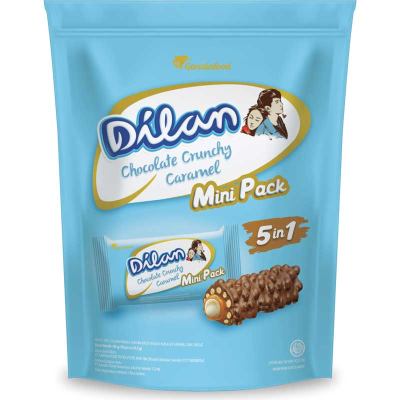 Dilan Chocolate Crunchy Caramel Mini Pack 95 g | Lazada Indonesia