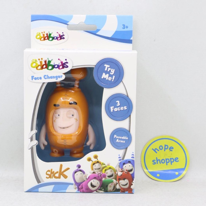 Promo - Mainan Action Figure Oddbods Face Changer Original 3 Ekspresi ...