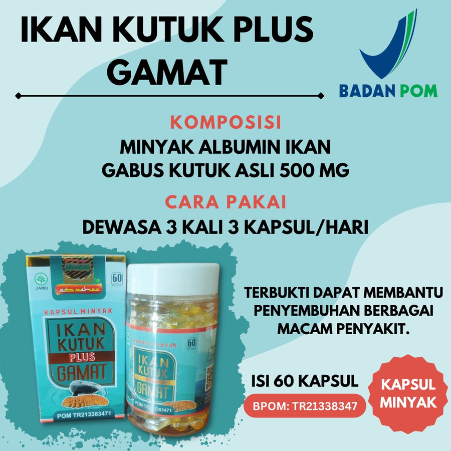 Kapsul Minyak Ikan Kutuk - KAPSUL IKAN KUTUK - PLUS GAMAT - Obat Luka ... Kapsul Minyak Ikan Kutuk - KAPSUL IKAN KUTUK - PLUS GAMAT - Obat Luka ...