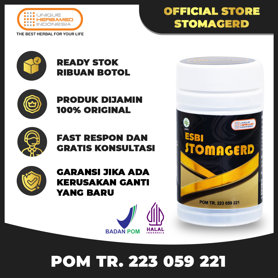 Esbi Stomagerd Obat Herbal Mengatasi Maag Asam Lambung Gerd Gangguan ...
