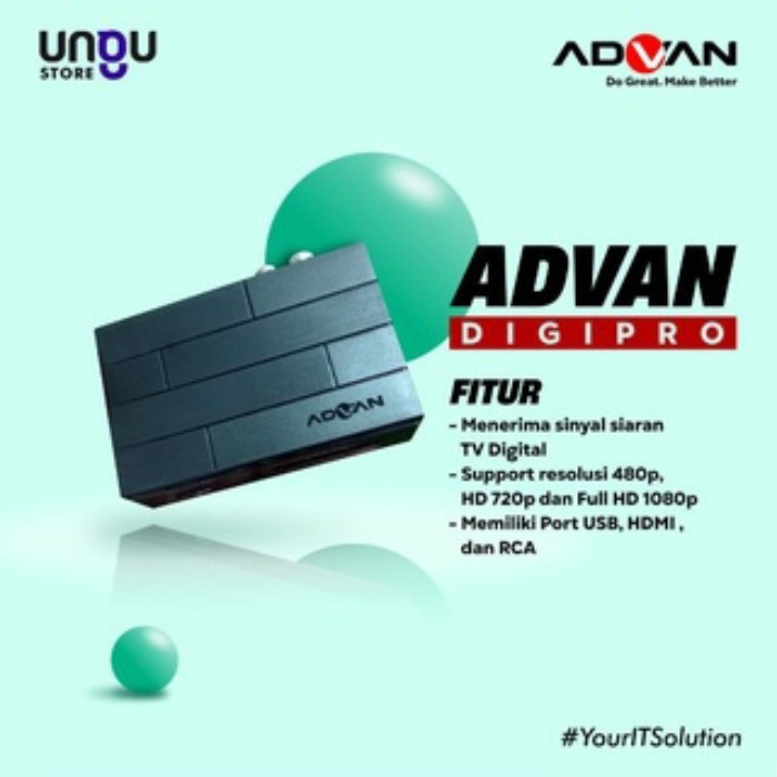 STB ADVAN DIGIPRO DVBT2 DVB-10KK Full HD 1080p SET TOP BOX DIGITAL TV ...