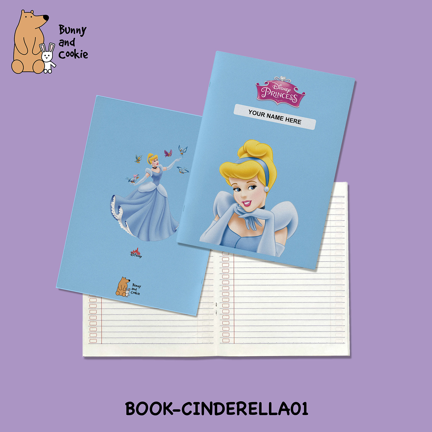 [READY STICK] Buku Tulis Disney – Buku Tulis Princess – 58 Lembar (Min ...
