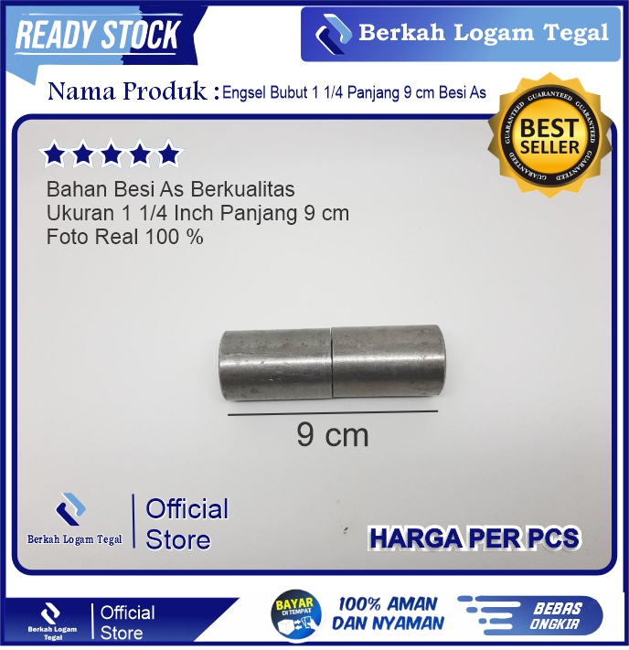 Engsel Pagar Besi / Engsel Bubut 1 1/4 Inch | Lazada Indonesia