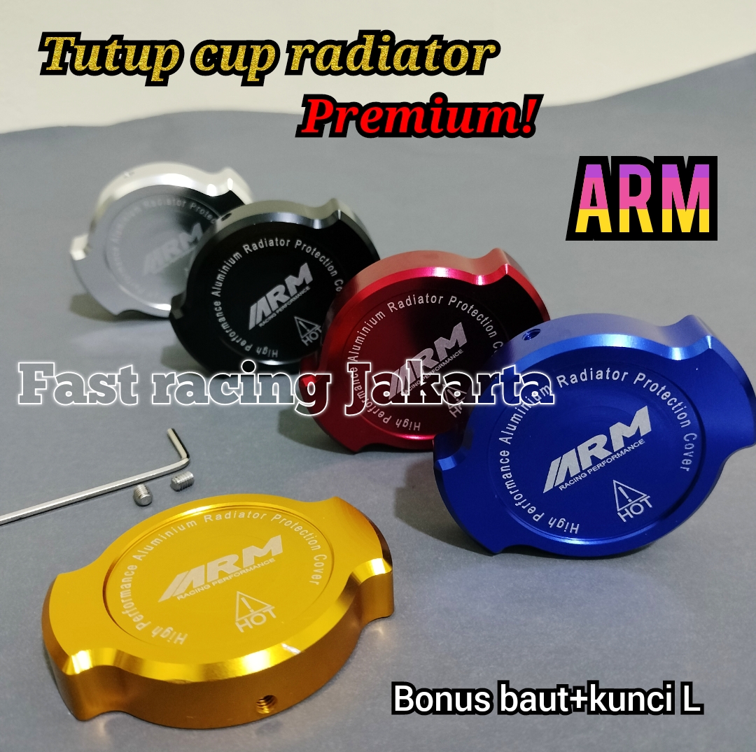 RADIATOR CAP TUTUP RADIATOR / CNC NMAX AEROX PCX VARIO CBR / COVER ...